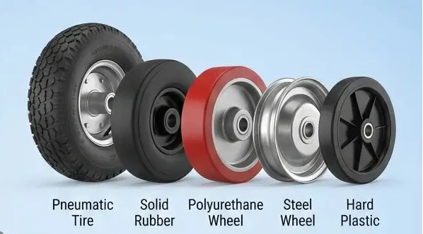 Hand Truck Wheels Guide: 5 Types for Better Handling